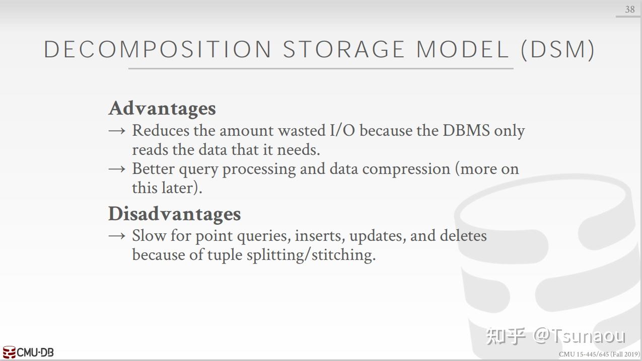 CMU-15-445 Intro to Database Systems 学习笔记 - 知乎