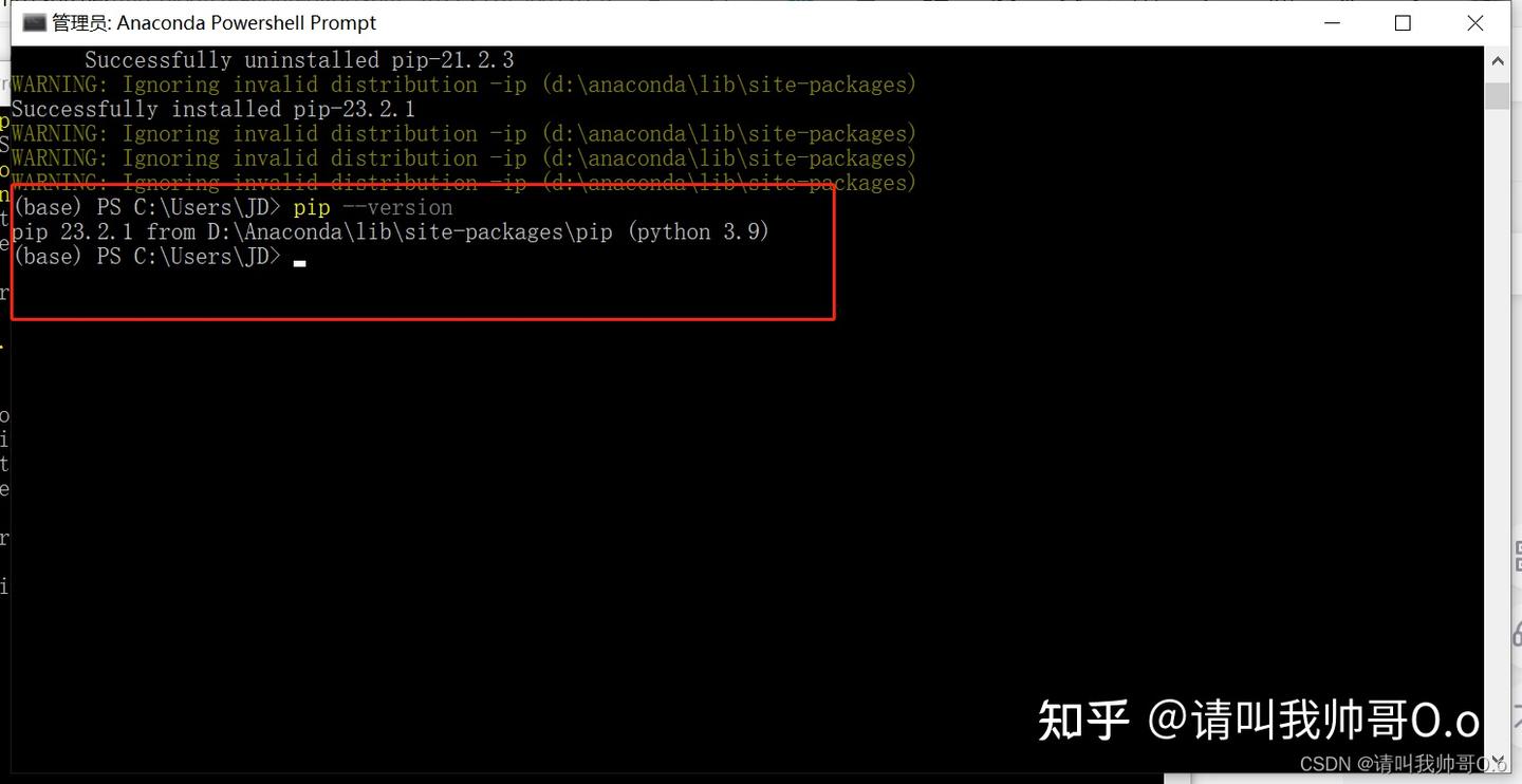 更新pip时误把pip卸载了，出现“Script file 'D:\Anaconda\Scripts\pip-script.py' is ...
