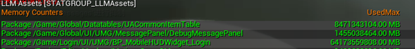 UE4内存统计工具LLM - 知乎