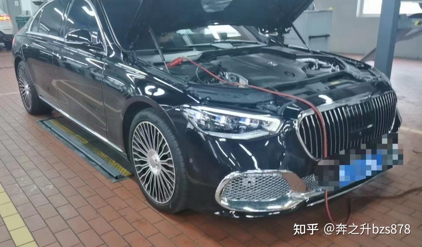 你的浪漫仪式感，22款迈巴赫S480改装流星雨数字大灯 - 知乎