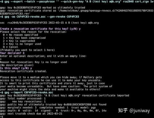 使用 GPG Key 来构建签名、加密及认证体系 - 知乎