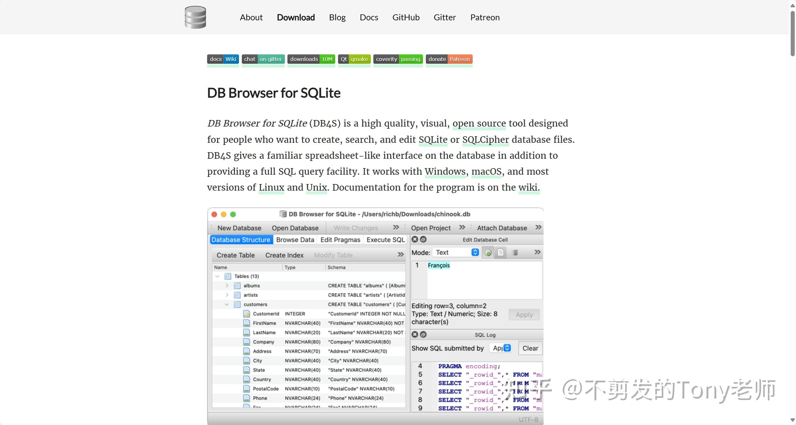 DB4S：一个开源跨平台的SQLite数据库管理工具 - 知乎