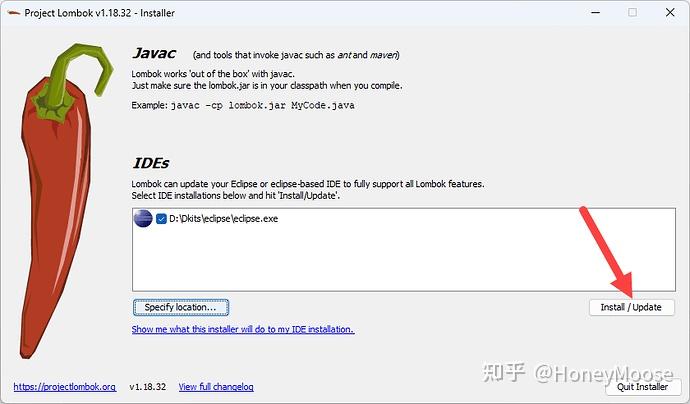 Eclipse 安装 lombok 和配置 - 知乎