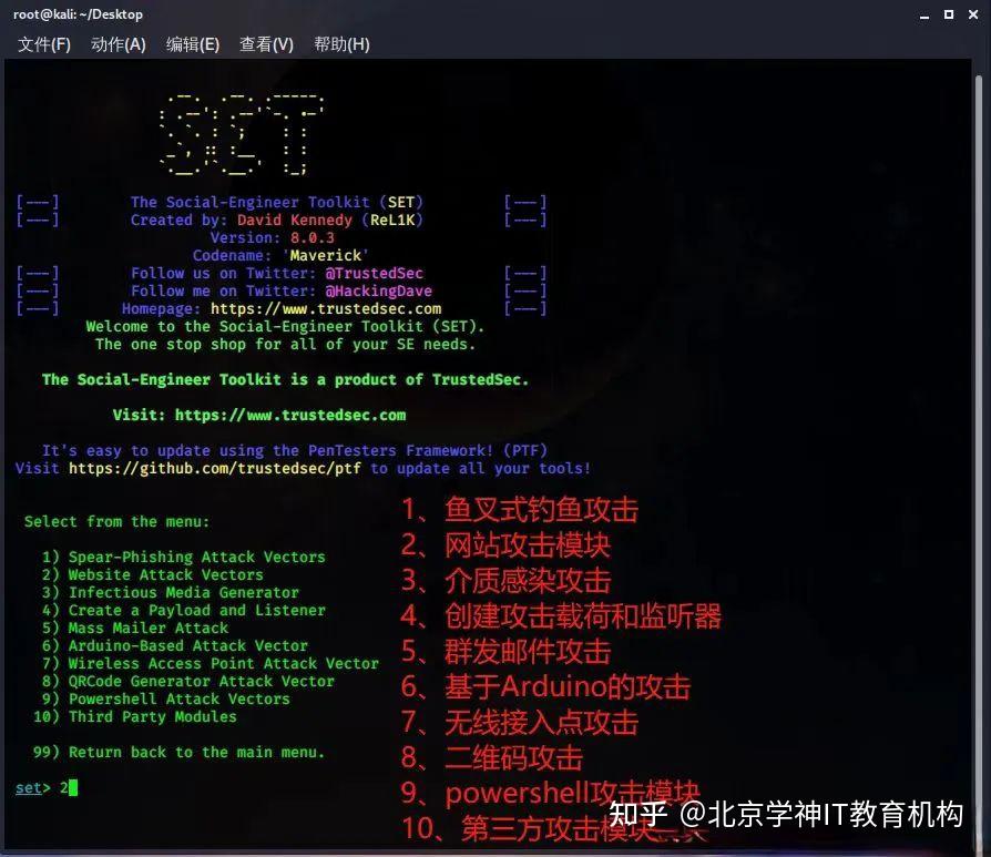 Kali Linux—借助 SET+MSF 进行网络钓鱼、生成木马、获主机shell、权限提升、远程监控、钓鱼邮件等完整渗透测试 - 知乎