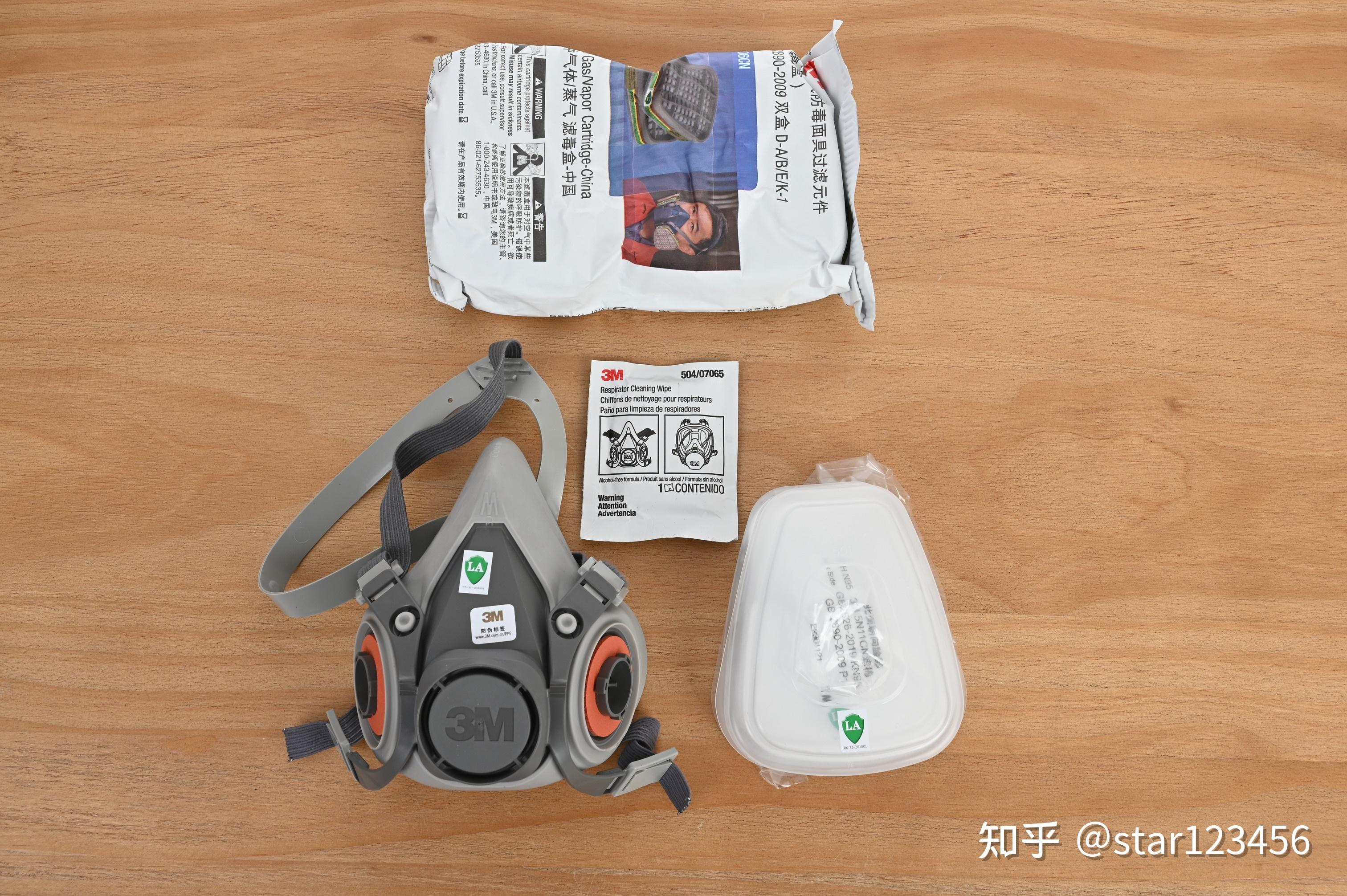 3M 6200+6006防甲醛防综气体防毒面具七件套开箱晒单 - 知乎
