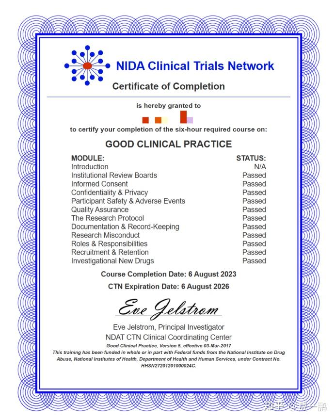 GCP证书考试及取证流程-NIDA颁发 - 知乎