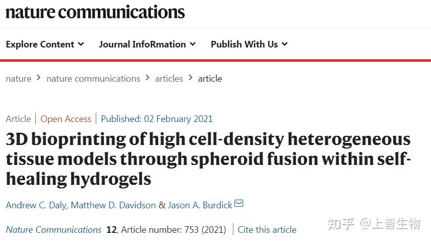 宾大Burdick组Nature|生物3D打印多细胞球构建高密度多细胞组织 - 知乎