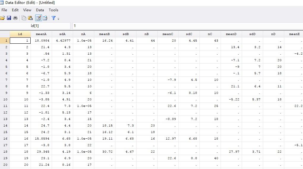 手把手教你用Stata的Network包实现连续性变量网状Meta分析 - 知乎