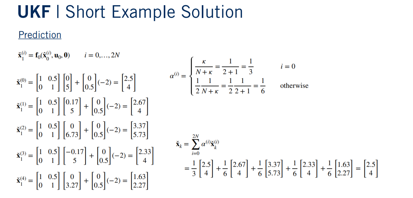 Unscented Kalman Filter(UKF) - 知乎