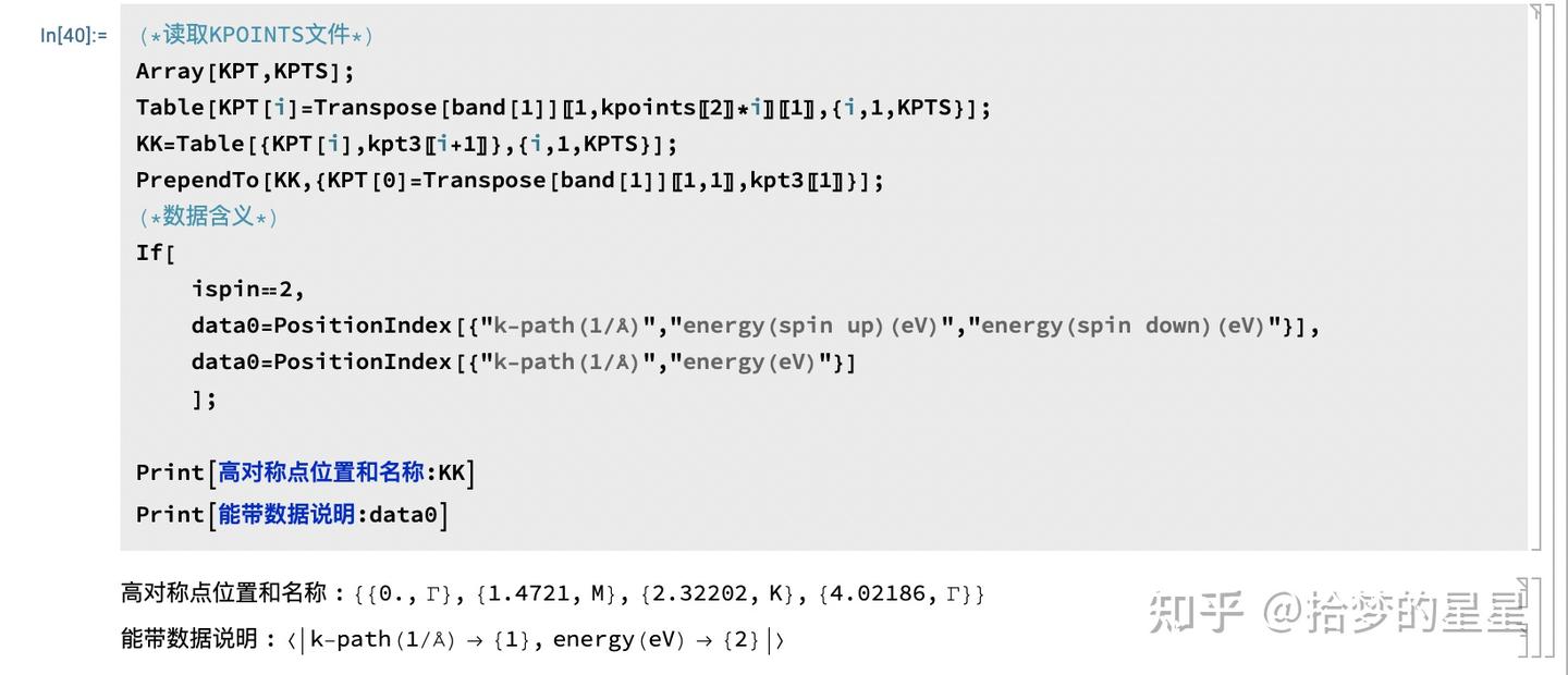 Mathematica提取VASP能带数据并画图 - 知乎