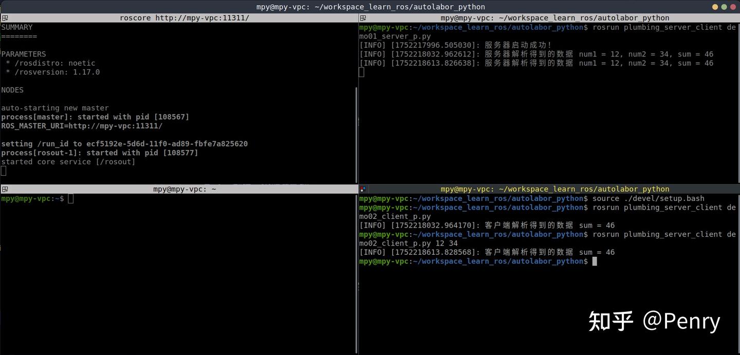 AutoLabor-ROS-Python 学习记录——第二章 ROS通信机制 - 知乎