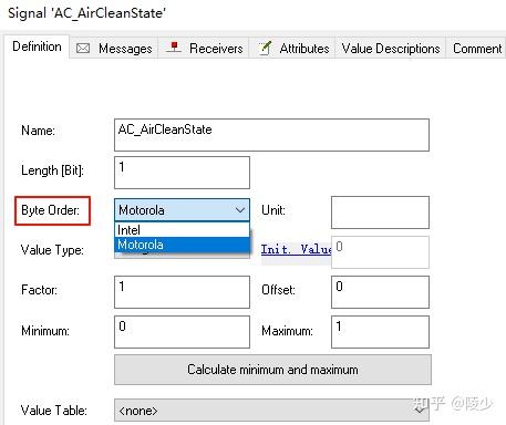 【实践】CAN DBC的大小端与信号读写算法 - 知乎