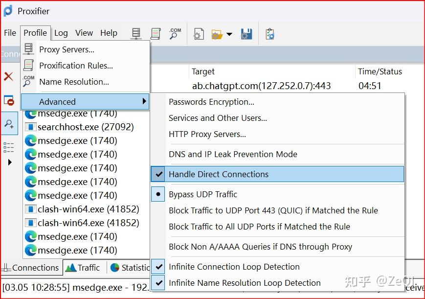 使用Proxifier管理Copilot和ChatGPT连接 - 知乎