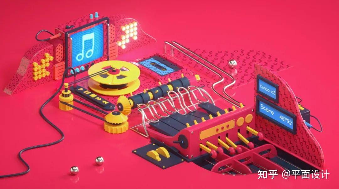 4D风格设计作品欣赏～ - 知乎