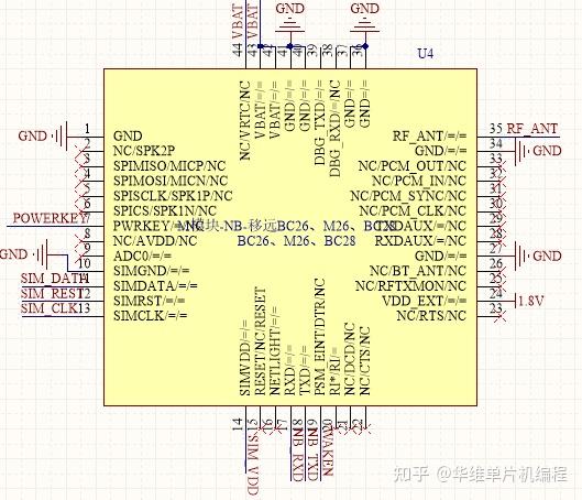 华维单片机编程实战02-NB-Iot烟感04：BC26模块原理图设计 - 知乎