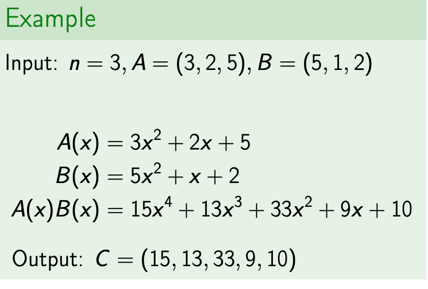 多项式相乘 Polynomial Multiplication - 知乎