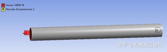 Ansys 中Fixed support 和 remote displacement 的区别 - 知乎