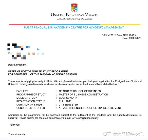 两个高难度offer，网络教育本科拿下ukm硕士offer，专升本拿下usm硕士offer - 知乎