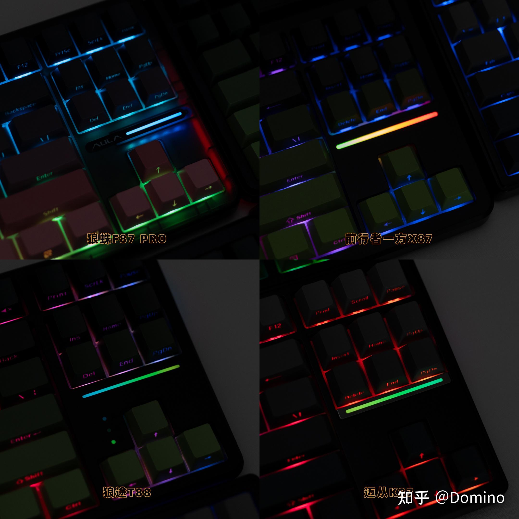 哪款热门87机械键盘更值得入手？狼途T88、狼蛛F87 PRO、前行者一方X87、迈从K87横评分享 - 知乎
