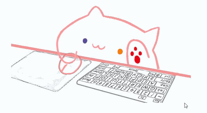 电脑桌面宠物“手鼓猫 Bongo Cat”，工作、学习的同时也同样乐趣无穷 - 知乎