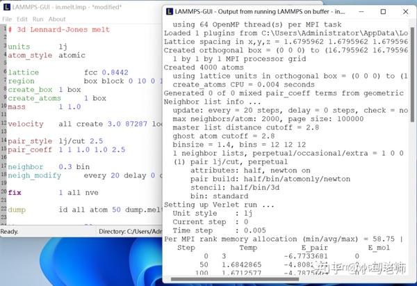 LAMMPS推出GUI界面，模拟从未如此简单 - 知乎