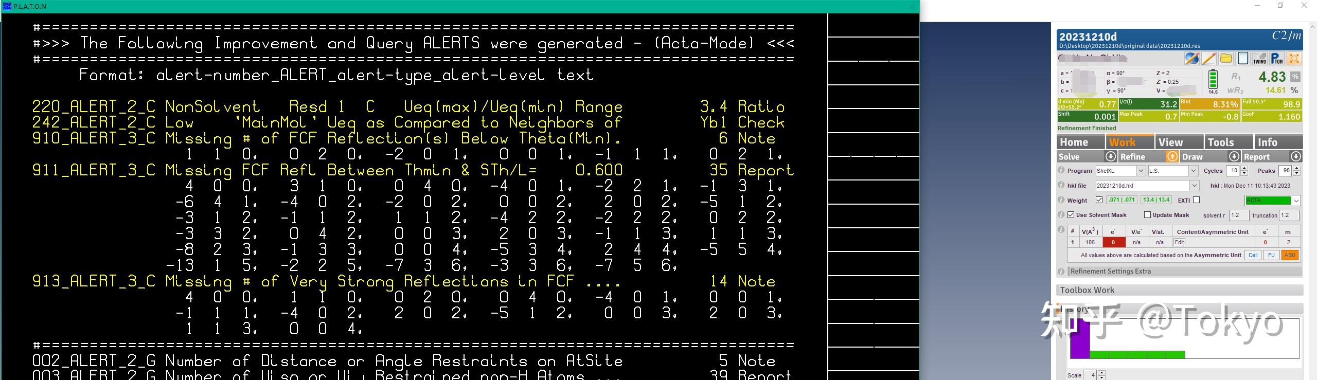 晶体结构解析案例27(B级警报PLAT601) - 知乎