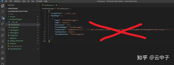 【azure 应用服务】python函数部署到azure后遇见 Value Cannot Be Null Parameter
