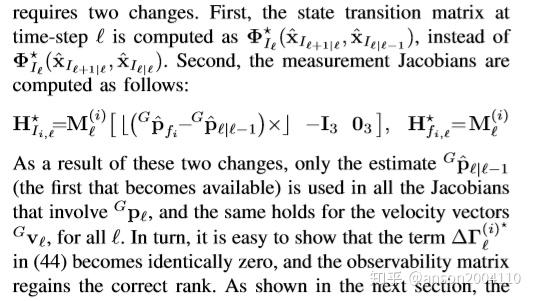 OpenVINS (7)- 能观一致性分析和FEJ - 知乎