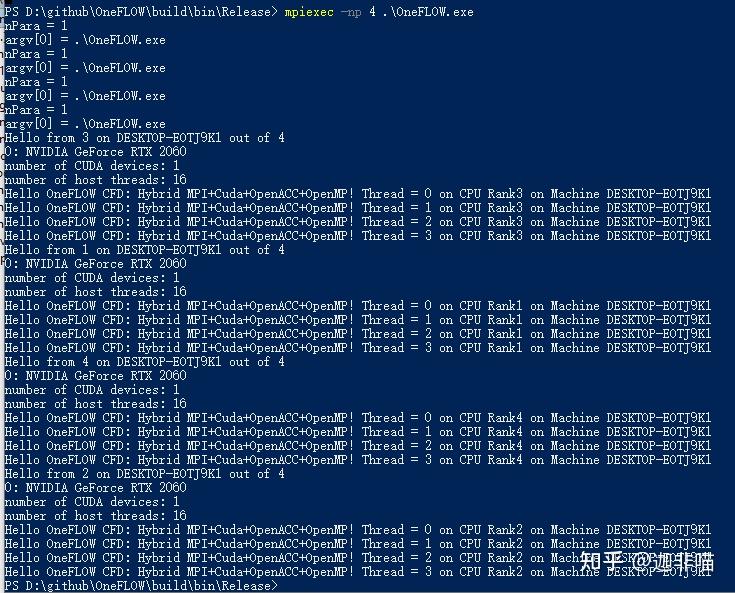 国产CFD开源软件OneFLOW初步加入Hybrid CUDA+OpenACC+OpenMP+MPI架构 - 知乎