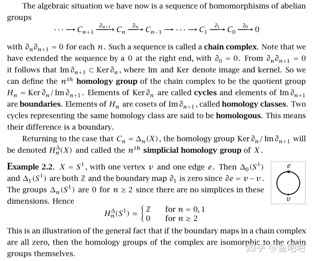 Simplicial complex, Simplicial homology - 知乎