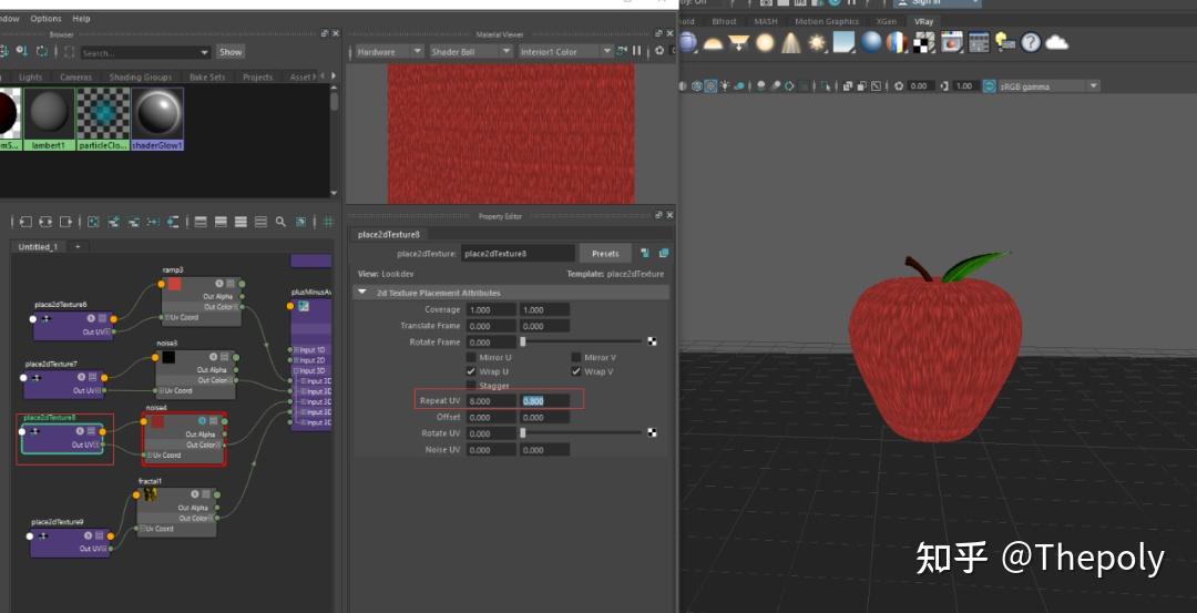 Maya节点 | 程序纹理入门 - 知乎
