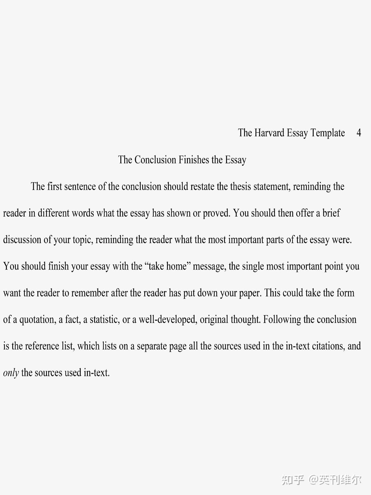 Harvard格式论文写作指南 - 知乎
