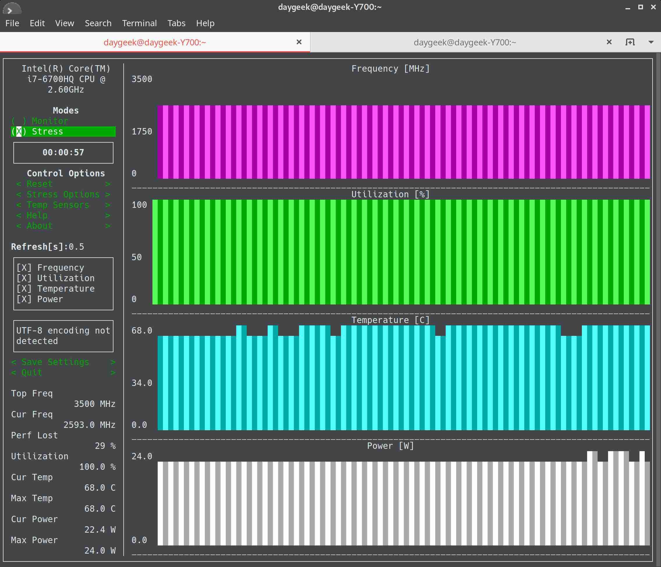 s-tui：在 Linux 中监控 CPU 温度、频率、功率和使用率的终端工具 - 知乎