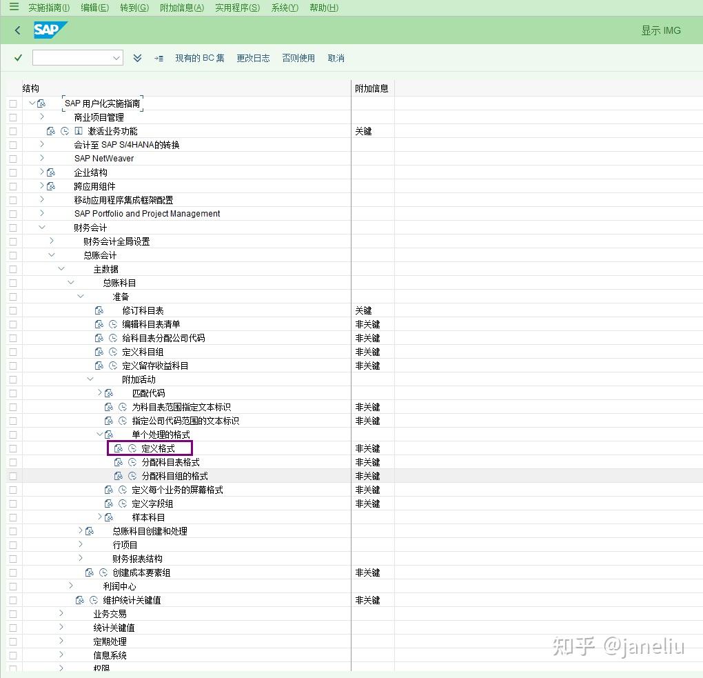 SAP FS00会计科目主数据增强 - 知乎