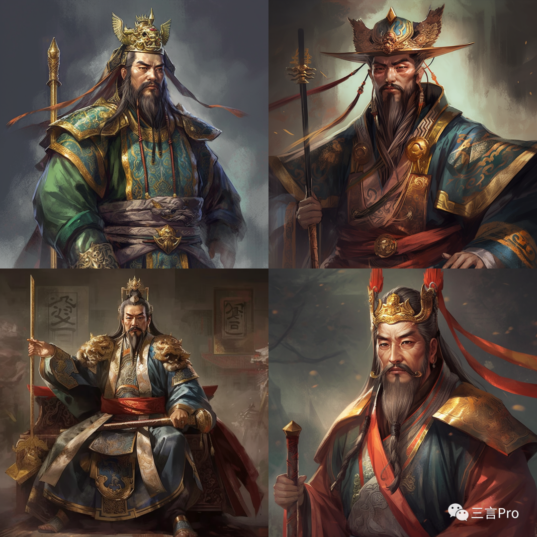 效果惊人！我们用Midjourney生成了四大名著里的23个经典人物画像 - 知乎