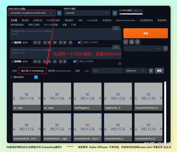 该更新啦！6款超好用的SDXL负面提示词Embedding模型 - 知乎