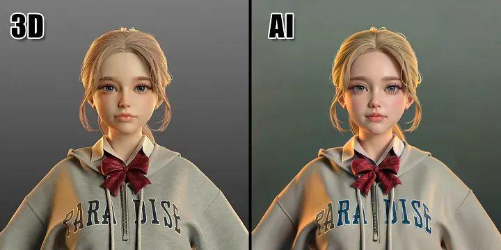 渲云分享通过AI绘画+3D建模渲染流程制作 - 知乎