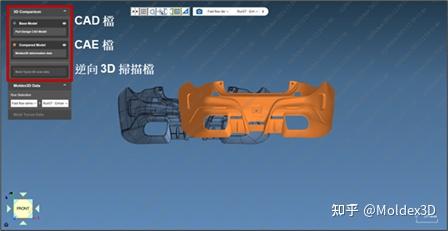 【Moldex3D iSLM 2023】八、 专案-3. 项目 > 项目信息18 3D 比較功能 - 知乎