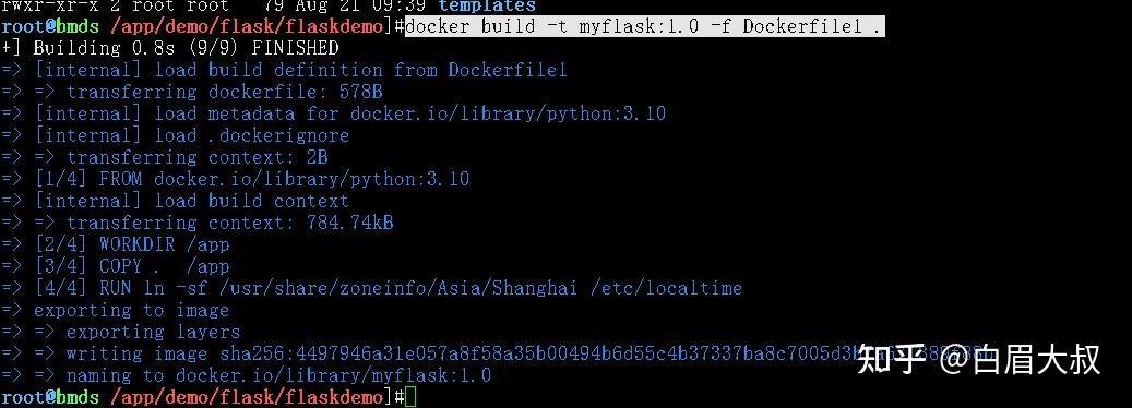 28 Python 项目镜像构建 Flask案例dockerfile 部署 Python项目 知乎 5464