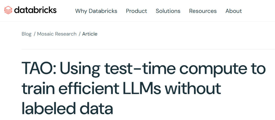 无需标注数据！Databricks | 提出TAO调优方法，让Llama3.3 70B提升到GPT-4o水平 - 知乎