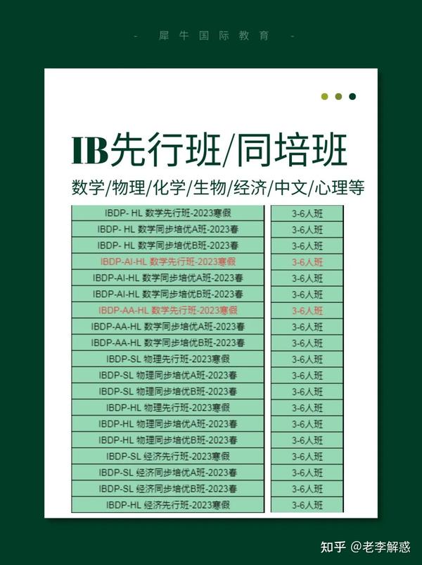 2023-24年5月IB考试时间已公布，预计所有学生都能参加IB线下考试,IB课程培训班这里报名 - 知乎
