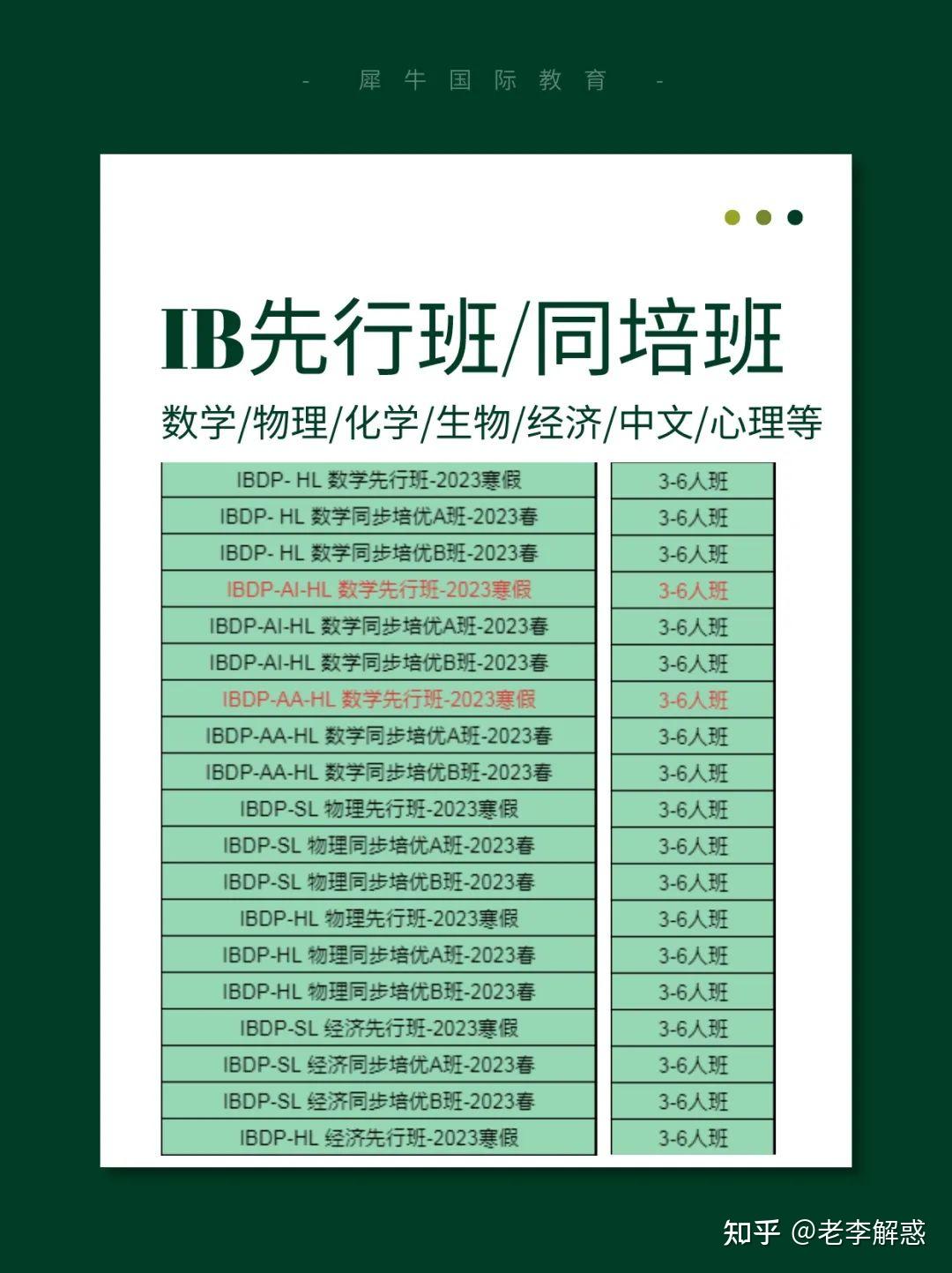 2023-24年5月IB考试时间已公布，预计所有学生都能参加IB线下考试,IB课程培训班这里报名 - 知乎