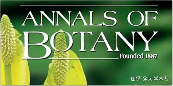 Annals of Botany 期刊 - 知乎