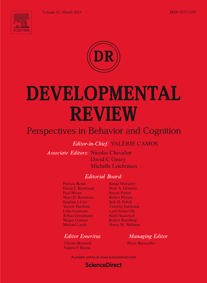 期刊 | 发展心理学顶刊《Developmental Review》 - 知乎
