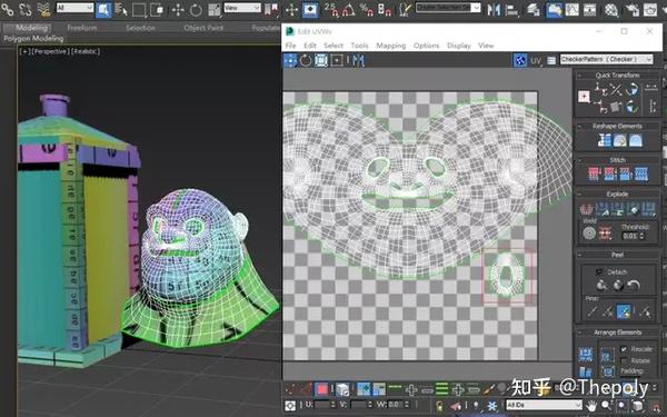 Max 常用的展UV方法 - 知乎
