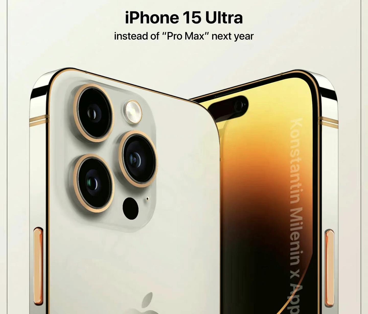 iPhone 15Ultra曝光：副屏设计+潜望长焦，内外兼修 - 知乎