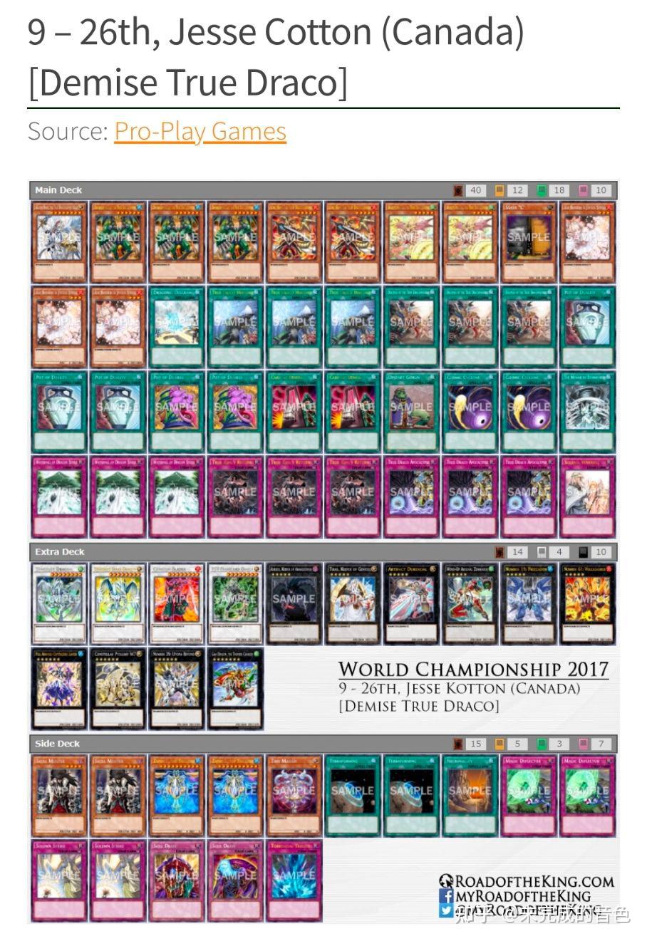 历届游戏王大赛(YCSJ、YUDT、世界锦标赛等)削命真龙上位卡组汇总 - 知乎