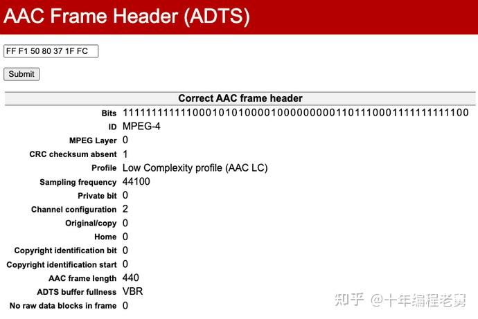 使用RTP包荷载AAC码流数据 - 知乎