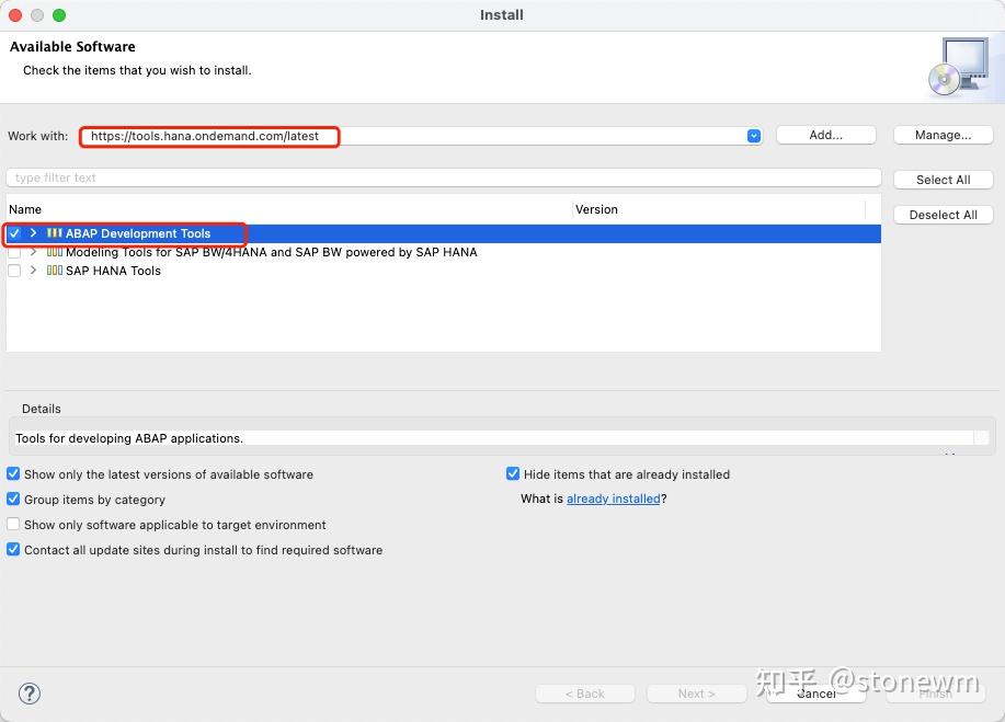 MacOS安装和配置Eclipse for ABAP - 知乎