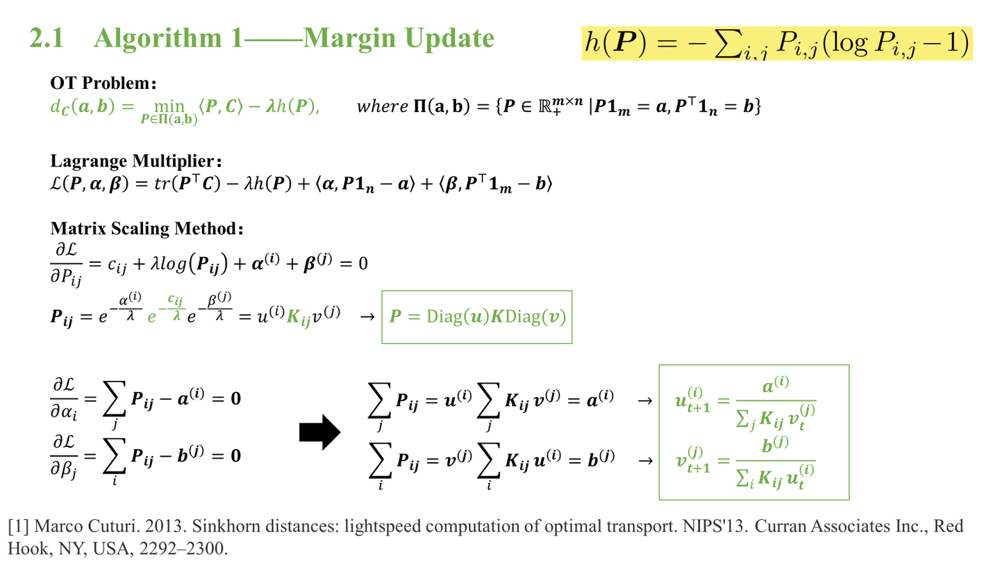 Sinkhron Distance and Sinkhorn Projection Method - 知乎